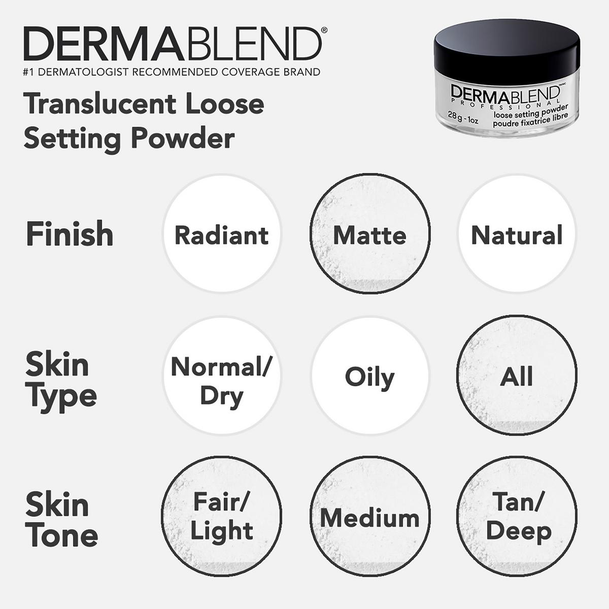Dermablend loose setting powder store