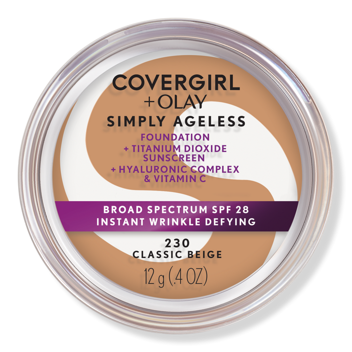 Olay Simply Ageless Instant Wrinkle-Defying Foundation with SPF 28 ...