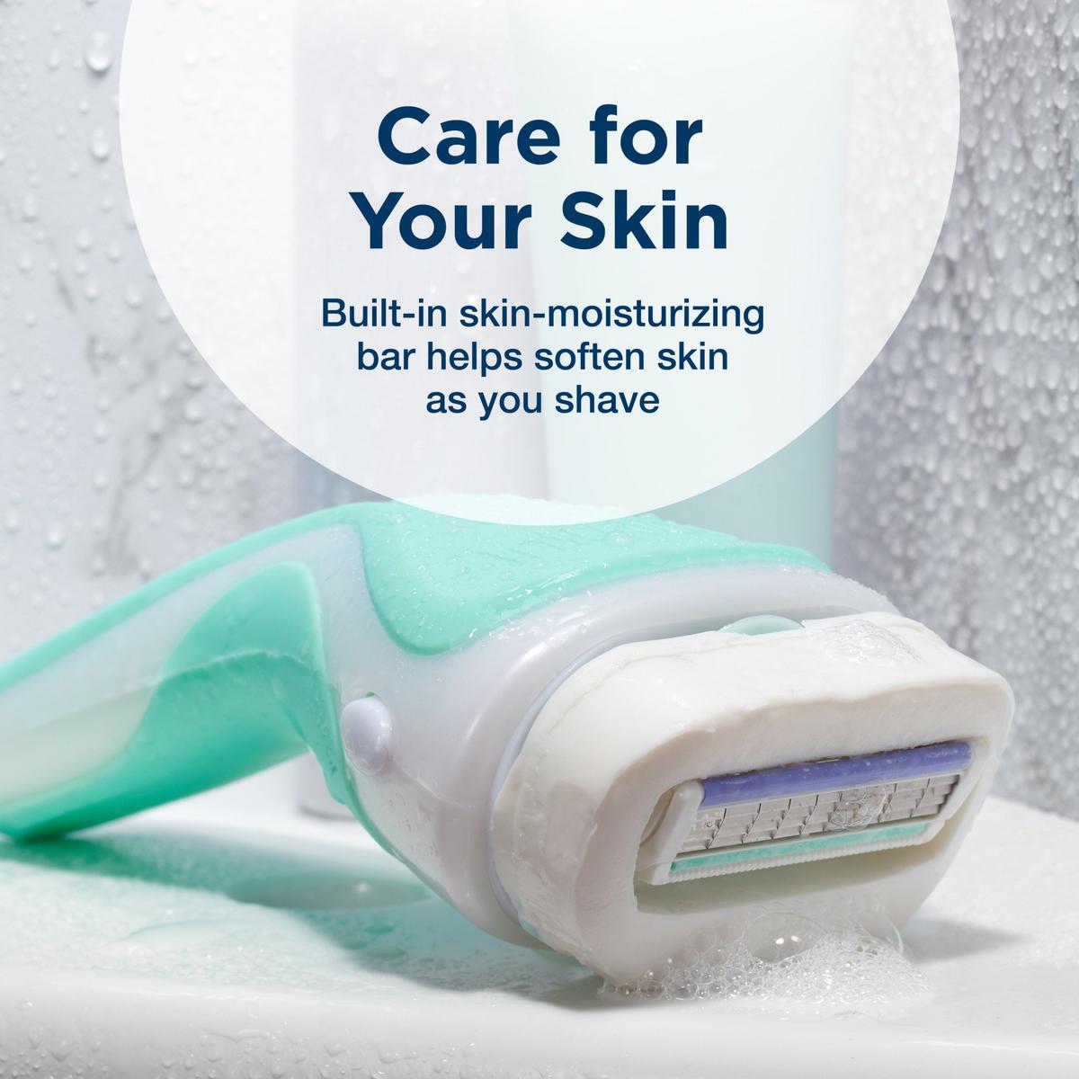 Schick Intuition Naturals Sensitive Care Razor Kit Light Green