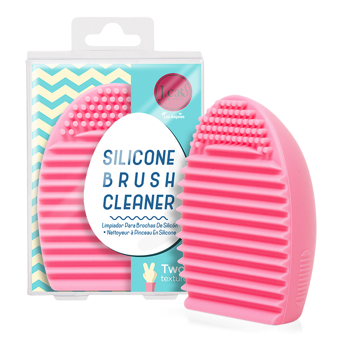 Silicone brush cleaner store