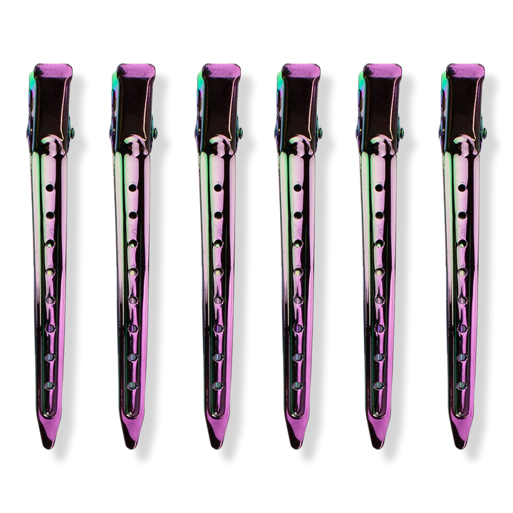 Rainbow Coated Metal Styling Clips - Kitsch | Ulta Beauty