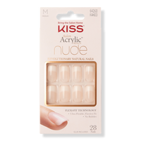 Kiss Cashmere Salon Acrylic French Nude Nails