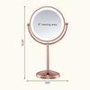 Conair - Rose Gold Vanity LED Double-Sided 1X/10X Magnification Mirror ...