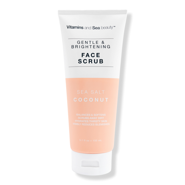 Sea Salt And Coconut Gentle And Brightening Face Scrub Vitaminsea Beauty