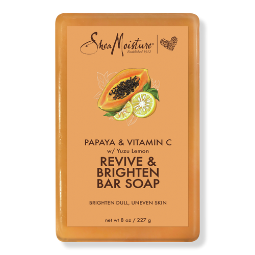 SheaMoisture - Papaya & Vitamin C Revive & Brighten Bar Soap | Ulta Beauty