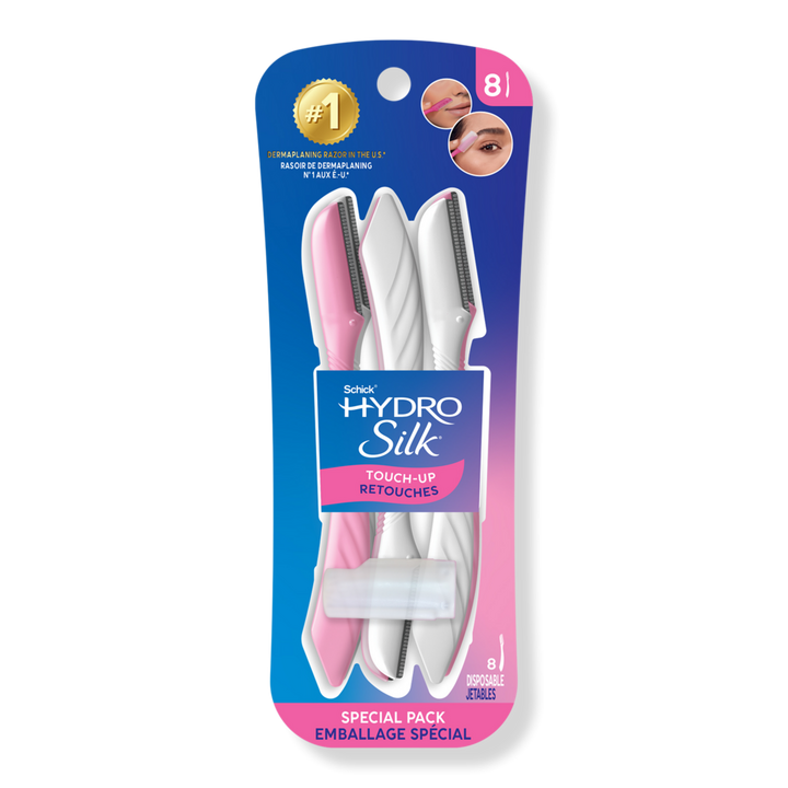 Hydro Silk Touch-Up Exfoliating Dermaplaning Tool, Eyebrow/Facial Razor ...