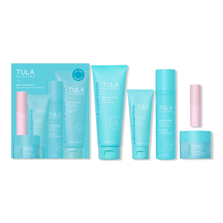 Glow Starts Here Bestselling Skin Essentials Kit - TULA | Ulta Beauty