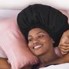 Kitsch Black Satin Sleep Bonnet #6