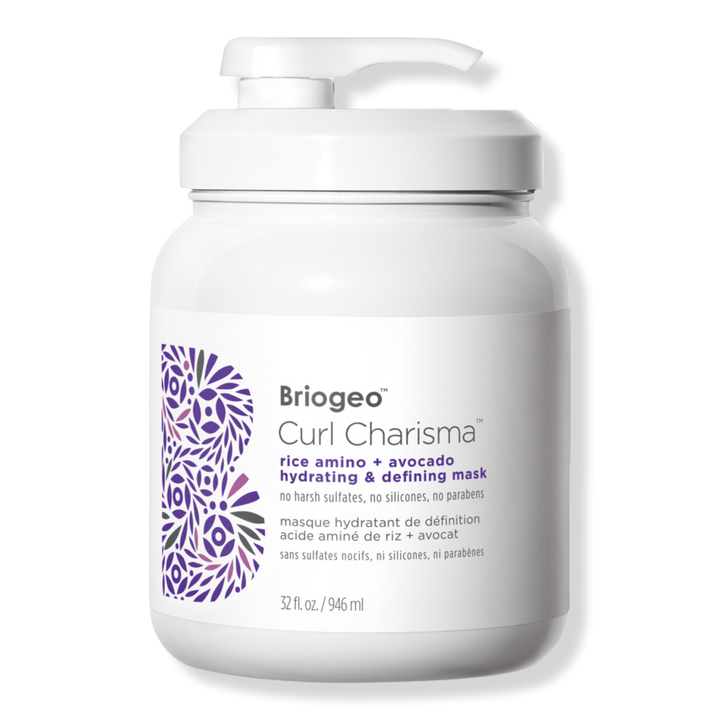 Curl Charisma Rice Amino + Avocado Hydrating & Defining Hair Mask for Curly Hair - Briogeo ...