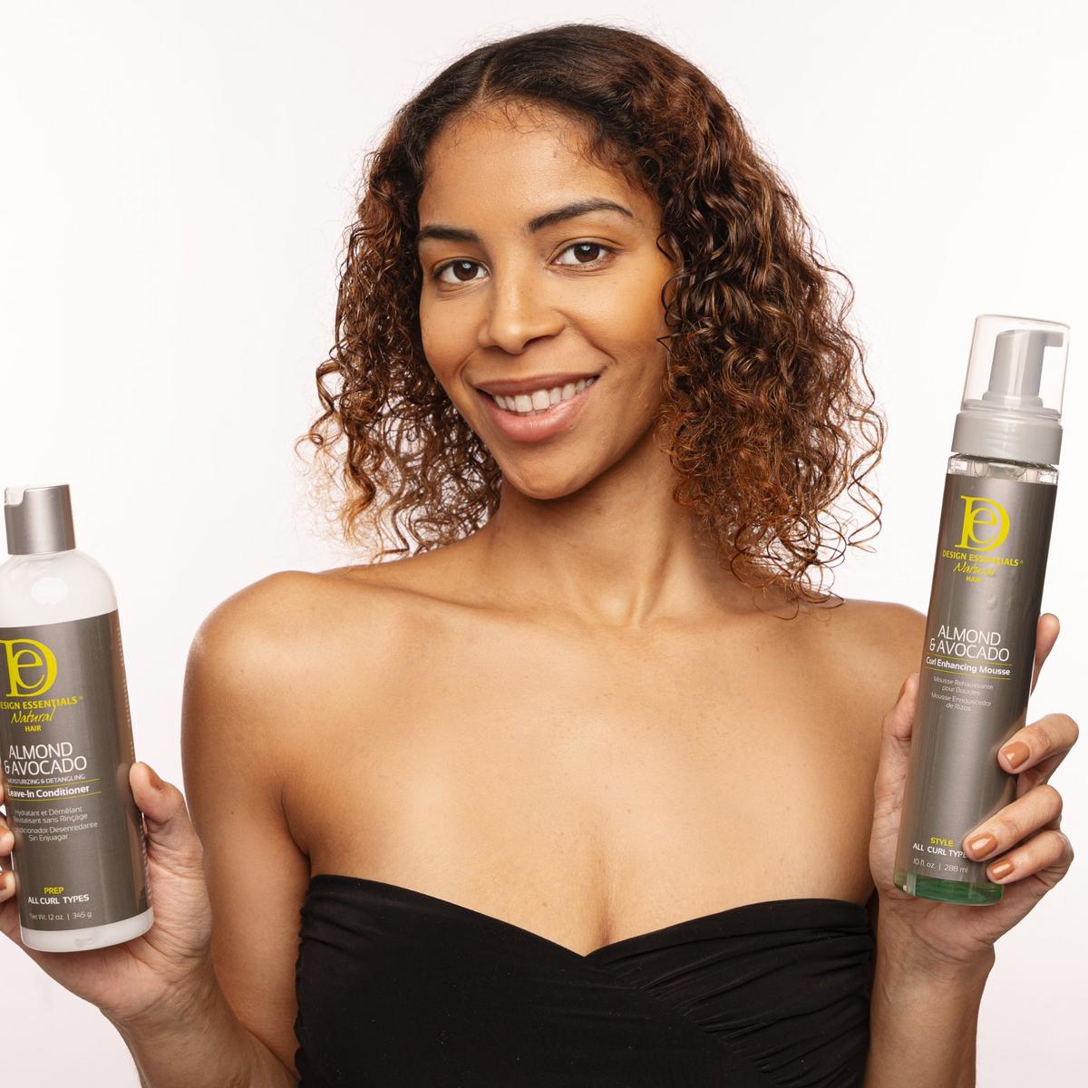 Design Essentials Natural Almond Avocado Curl Enhancing Mousse 10 oz