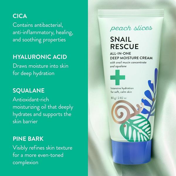 Peach Slices - Snail Rescue All-In-One Deep Moisture Cream | Ulta Beauty