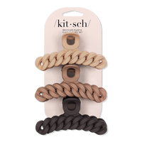 Kitsch Neutrals Recycled Plastic Chain Claw Clip