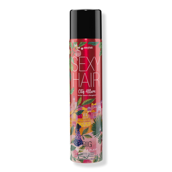 Sexy Hair Big Sexyhair Spray And Play City Allure Volumizing Hairspray With Bergamot Amber Glow