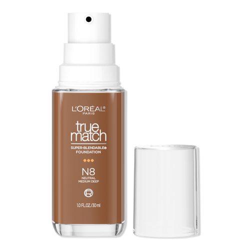 L'Oréal - N8 Neutral Medium Deep True Match Super-Blendable Foundation ...