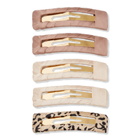 Kitsch Satin Wrapped Snap Clips