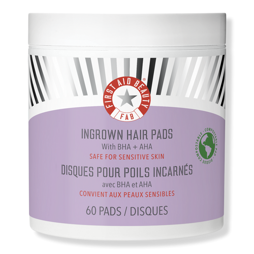 First Aid Beauty - 60 ct Ingrown Hair Pads with BHA & AHA | Ulta Beauty
