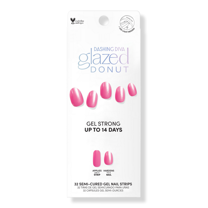 Glazed Donut Semi Cured Gel Nail Strips - Dashing Diva | Ulta Beauty