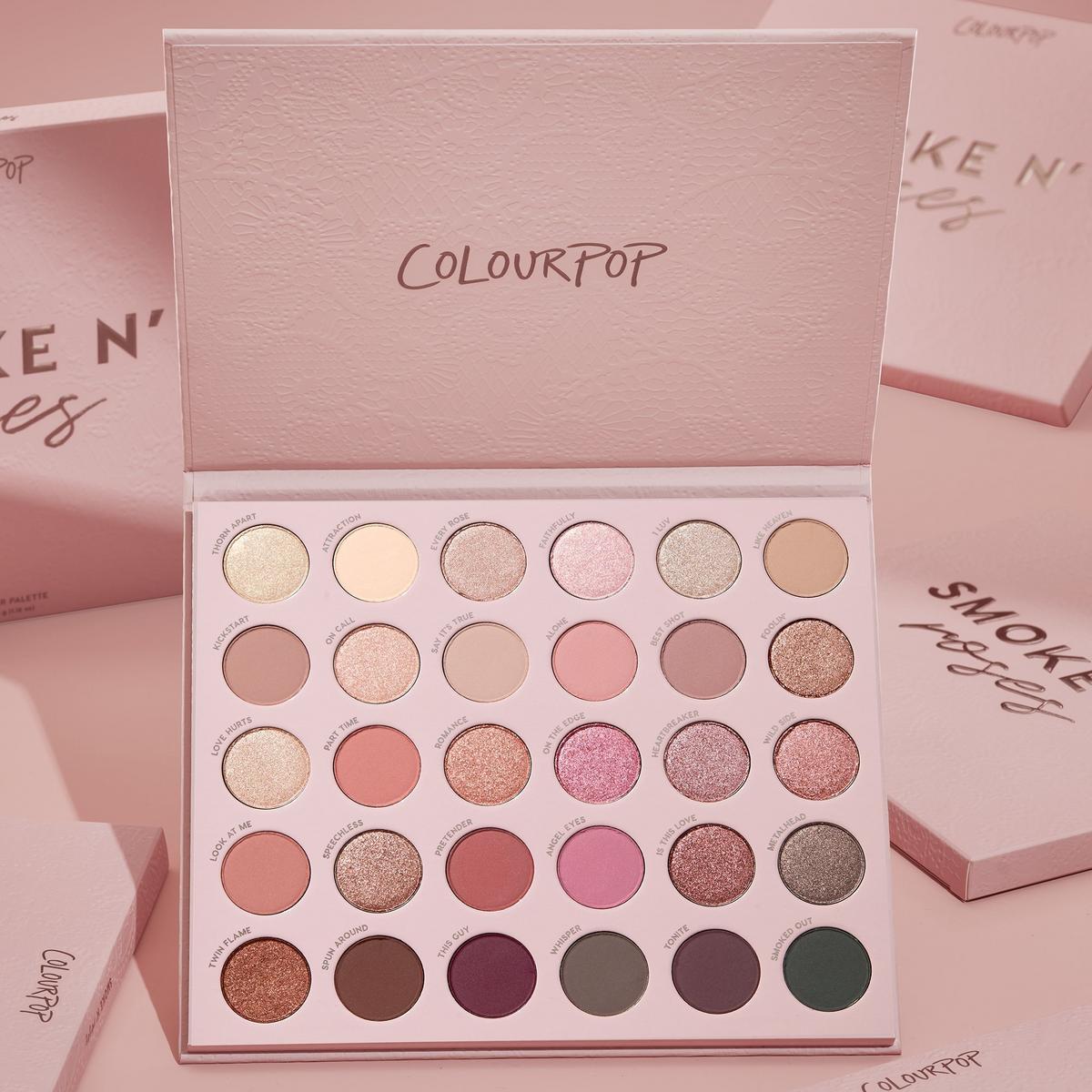 ColourPop Smoke N Roses Pressed Powder Palette Ulta Beauty