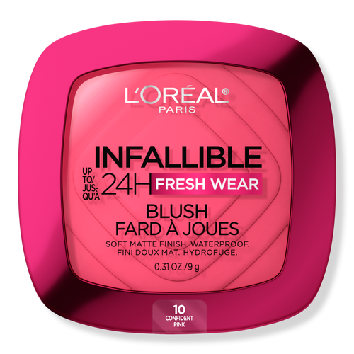 L'Oréal - 10 Confident Pink Infallible 24H Fresh Wear Soft Matte Blush ...