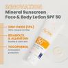 Avène - Mineral Sunscreen Broad Spectrum SPF 50 Face and Body Lotion ...