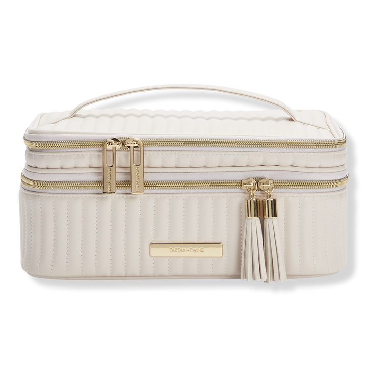 Vertical Quilted Train Case With Mirror - Tartan + Twine | Ulta Beauty