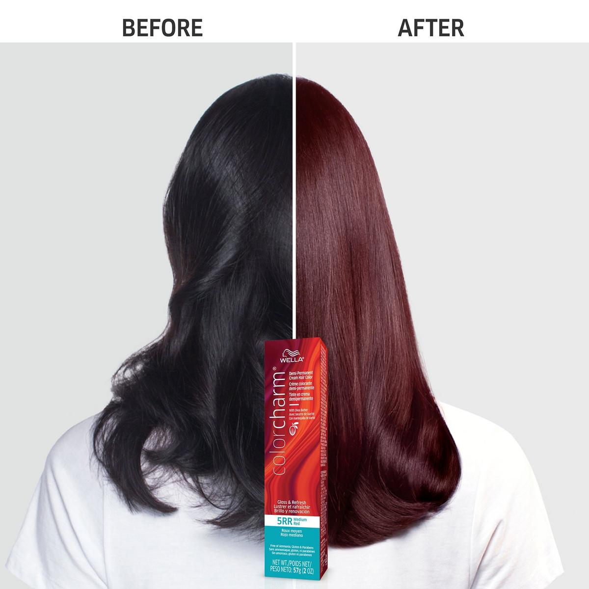 Wella 5RR Medium Red Colorcharm Demi Permanent Cream Hair Color Ulta Beauty