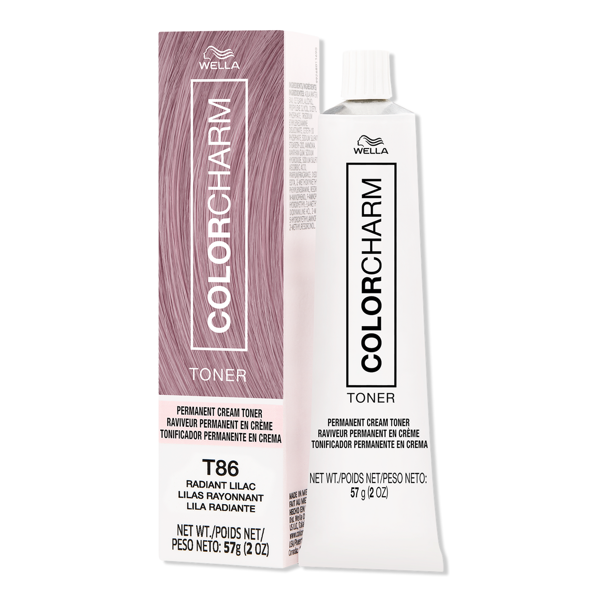 Wella T86 Radiant Lilac Colorcharm Permanent Creme Toner Ulta Beauty