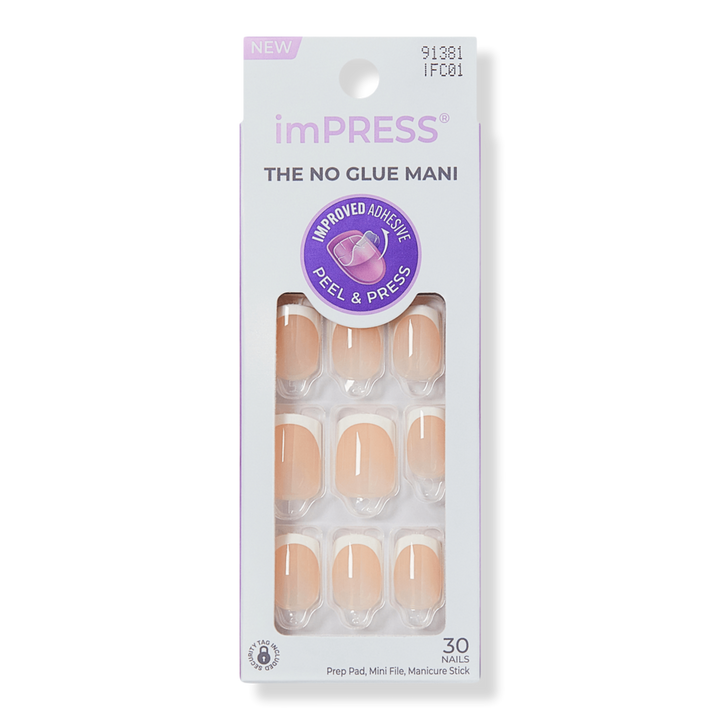 Model imPRESS Design Short Press-On Manicure Nails - Kiss | Ulta Beauty