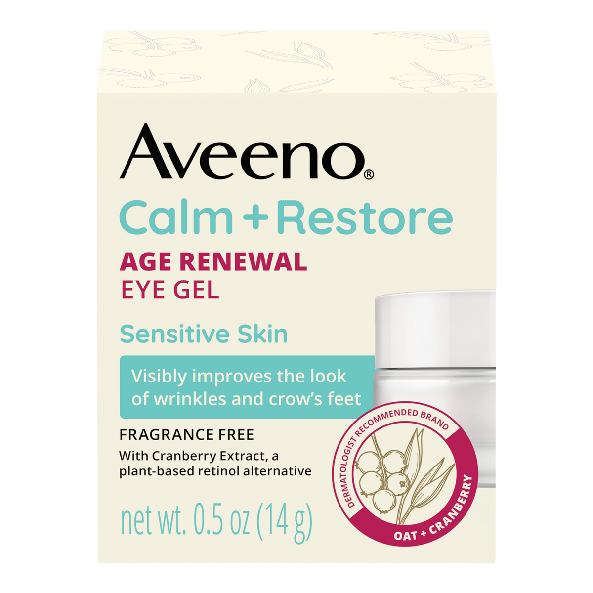 Aveeno eye cream store