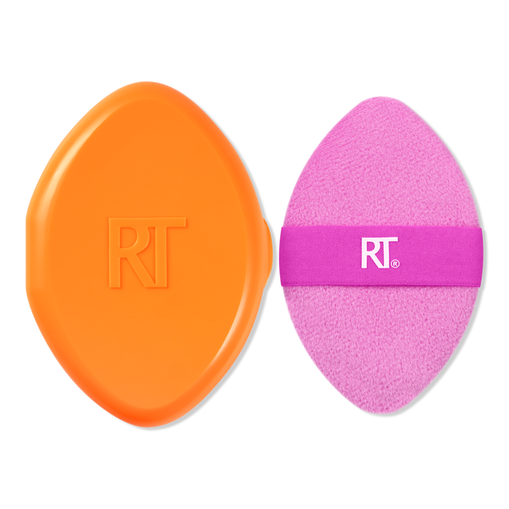 Real Techniques Miracle 2-In-1 Dual-Sided Powder Puff + Travel Case #1