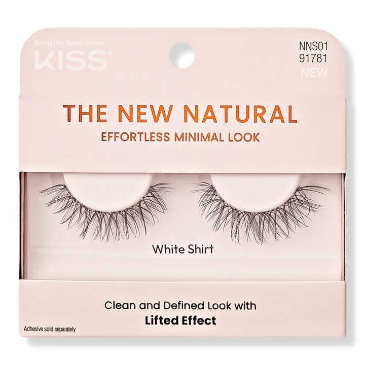 The New Natural False Eyelashes, White Shirt - Kiss | Ulta Beauty