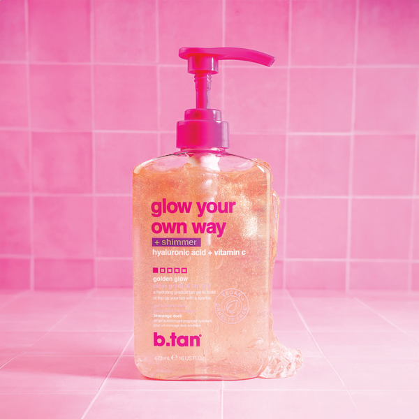 b.tan - Glow Your Own Way + Shimmer Shimmering Clear Self Tan Gel ... b.tan - Glow Your Own Way + Shimmer Shimmering Clear Self Tan Gel ...