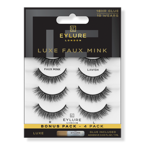 Eylure - Luxe Faux Mink Natural Lavish Eyelashes Multipack | Ulta Beauty