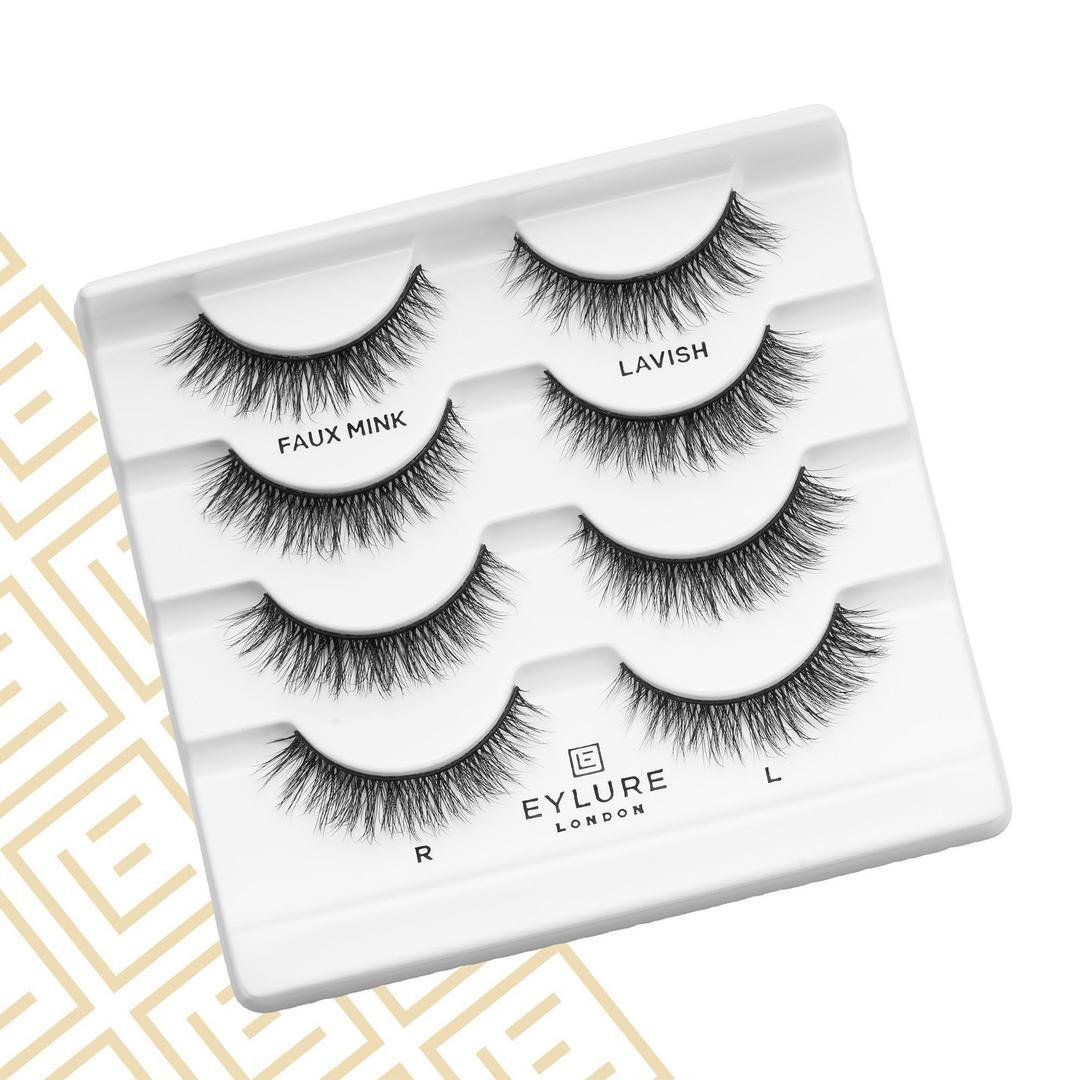 Luxe Faux Mink Natural Lavish Eyelashes Multipack - Eylure | Ulta Beauty