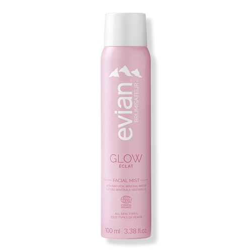 Evian Mineral Spray - Glow Facial Mist with Natural Mineral Water ...