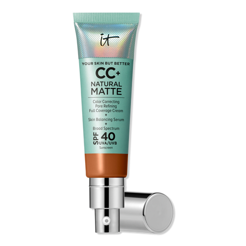 IT Cosmetics - Rich Cool CC+ Cream Natural Matte Foundation with SPF 40 ...