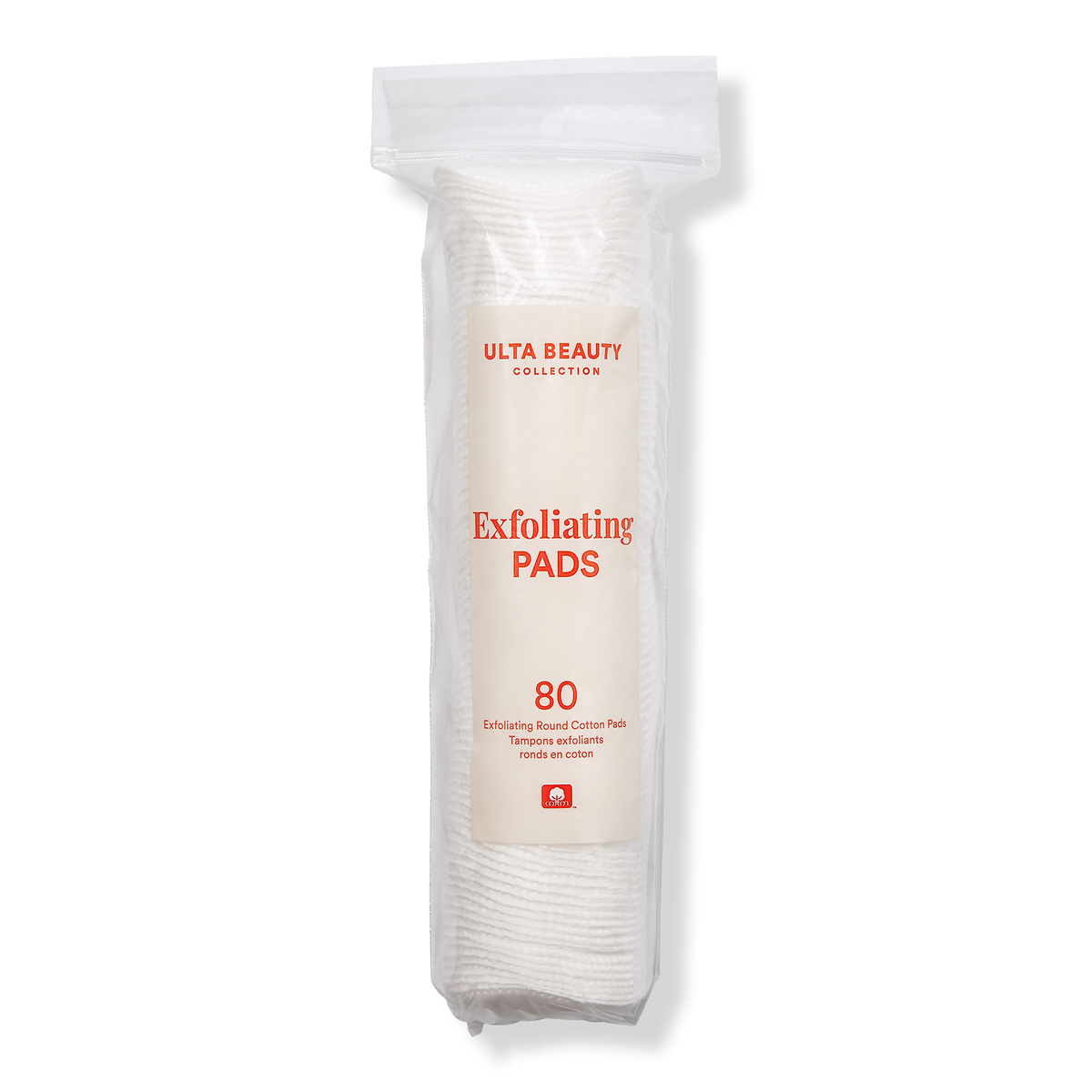 Exfoliating cotton pads store