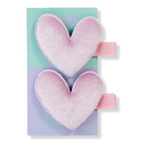 Locks & Mane - 'The Izzy' Velvet Heart GRWM Barrette Set | Ulta Beauty