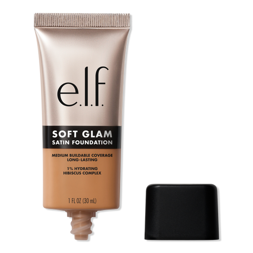 e.l.f. Cosmetics - 43 Tan Cool Soft Glam Satin Foundation | Ulta Beauty