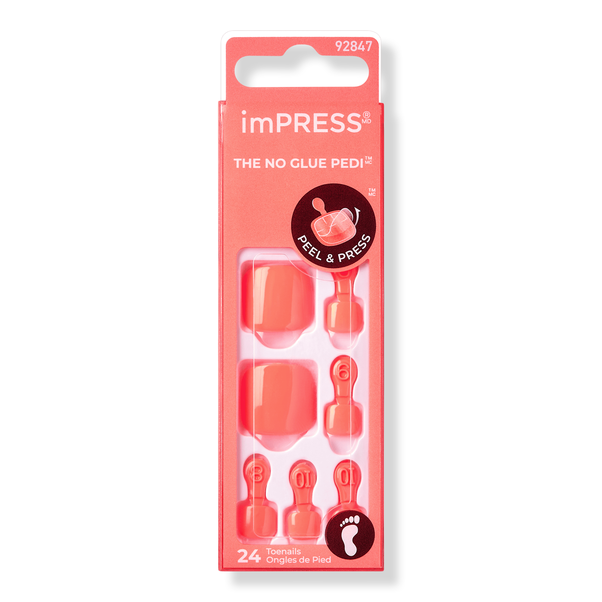 Kiss Impress Press-On Toenails International Shipping