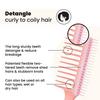 Tangle Teezer - Peach The Wide Tooth Dual Sided Comb | Ulta Beauty