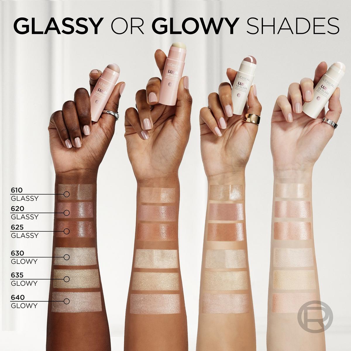 L oreal Lumi Le Glass and Glow Highlighter Stick 620 Glassy Pink Ballet