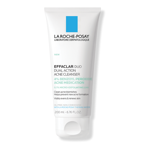 La Roche-Posay - Effaclar Acne Face Wash with 4% Benzoyl Peroxide ...