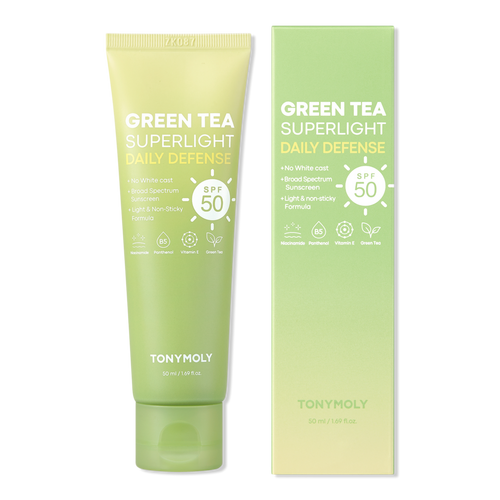 TONYMOLY - Green Tea Superlight Daily Defense Sun Screen SPF 50 | Ulta ...
