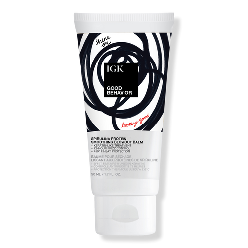 IGK - 1.7 oz Good Behavior Spirulina Protein Smoothing Blowout Balm ...
