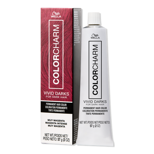 Wella - MUY MAGENTA Colorcharm Vivid Darks Permanent Cream Hair Color ...