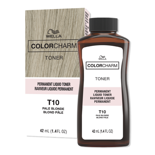 Wella - T10 Pale Blonde Colorcharm Permanent Liquid Hair Toner | Ulta ...