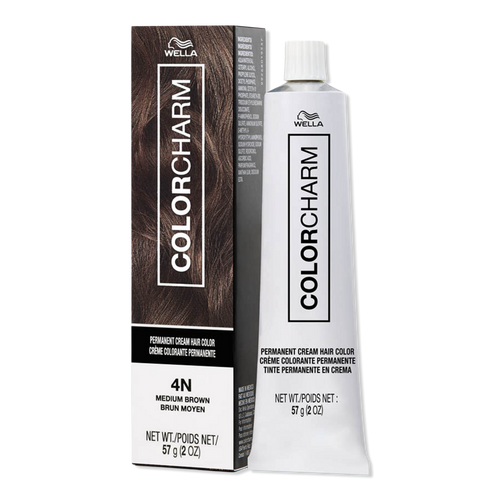 Wella - 4N MEDIUM BROWN Colorcharm Permanent Cream Hair Color | Ulta Beauty