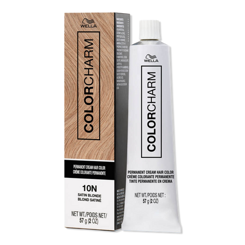 Wella - 10N SATIN BLONDE Colorcharm Permanent Cream Hair Color | Ulta ...