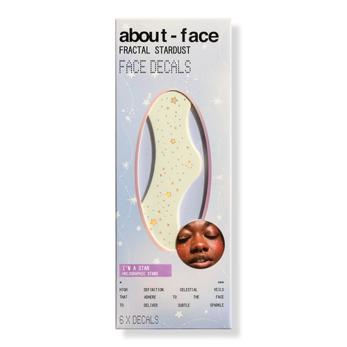 about-face - Fractal Stardust Face Decals - I'm A Star | Ulta Beauty